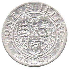 6776 – Grã Bretanha 1 Shilling 1897 – Victoria – Km.780 – MBC – Claudio ...