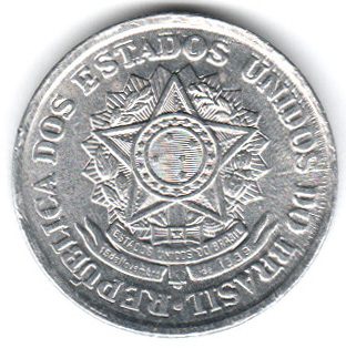 3883 – 2 Cruzeiros 1961 – V.283 – S/FC – Claudio Amato Numismática