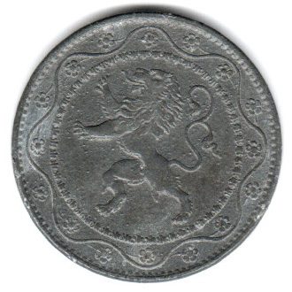 7320 – Bélgica 25 Centimes 1915 – Km.82 – MBC/S – Claudio Amato Numismática